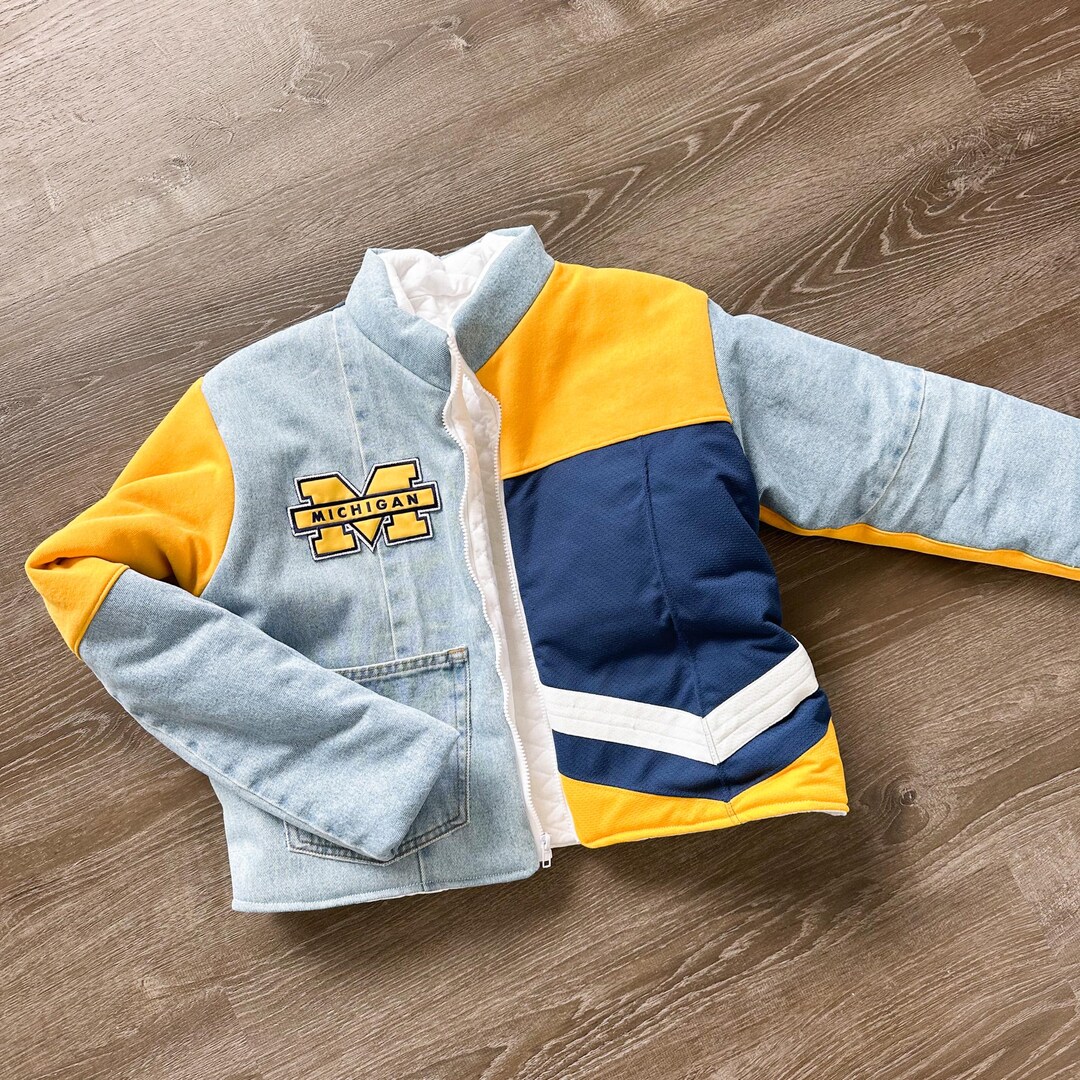 Custom Upcycled Sports Puffer Vest: Handmade One-of-a-kind - Etsy