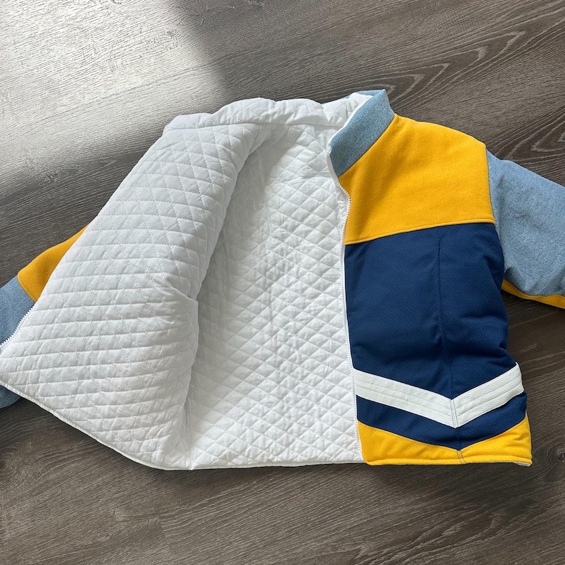 Custom Upcycled Sports Puffer Vest: Handmade One-of-a-kind - Etsy