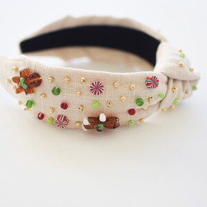 Gingerbread Knotted Headband, Women's Headband, Knotted Headband ...