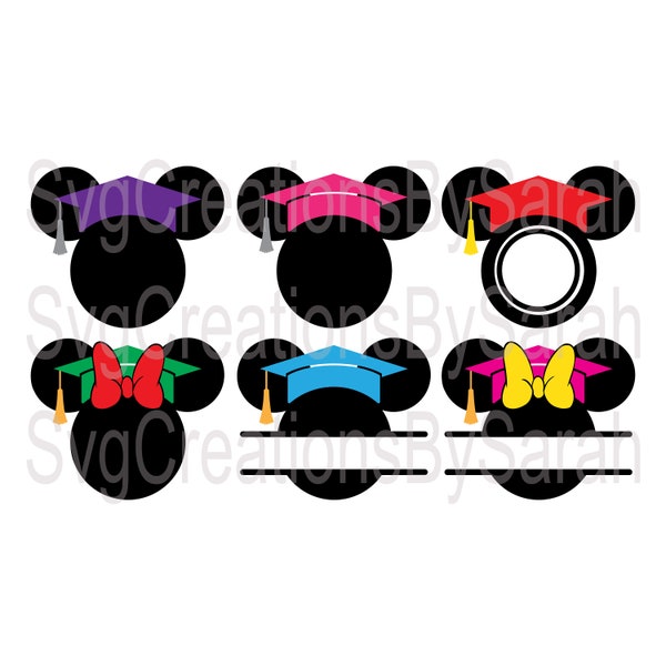 Mickey Graduation - Etsy