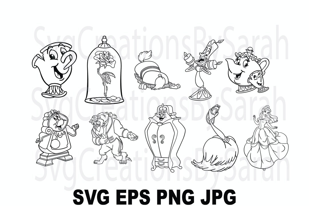 Bundle Outline Digital Download Svg, Eps, Png, Jpg - Etsy