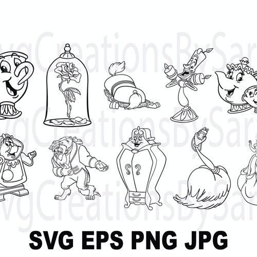 Bundle Outline Digital Download Svg Eps Png Jpg - Etsy