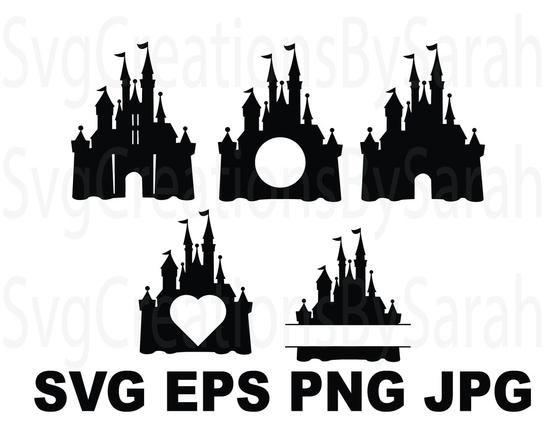 Paquete Castillos Descarga Digital Svg, Eps, Png, Jpg - Etsy México