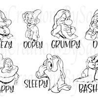 7 Dwarfs - Etsy