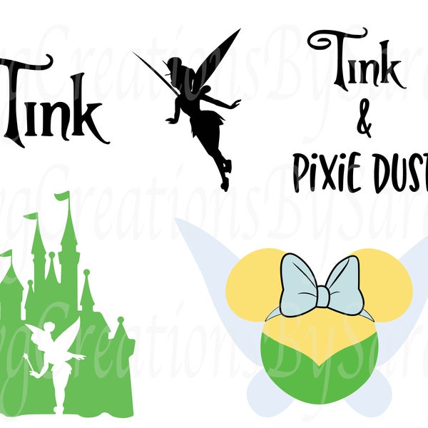 Tinkerbell Castle Wall Svg - Etsy