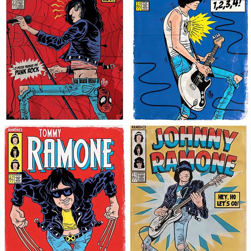 The Ramones Concert Poster - Etsy