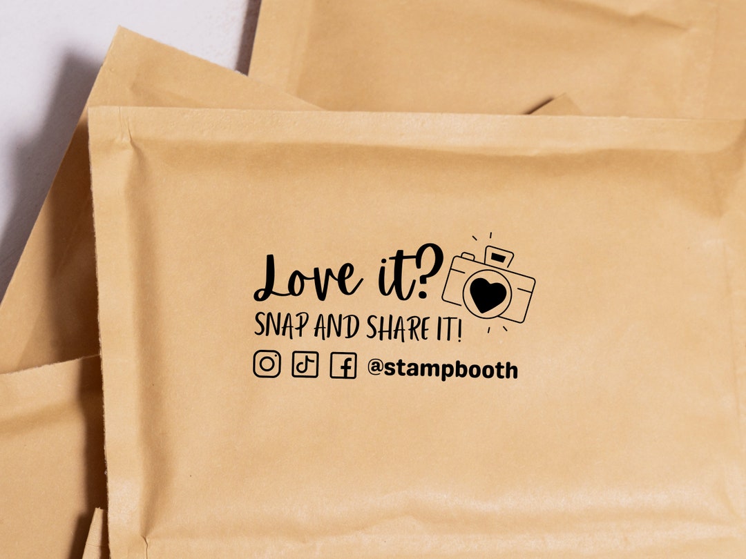 Social Media Stamp Snap Share Marketing Stamp Instagram Stamp Shipping ...
