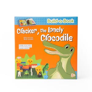Cracker the Crocodile Storybook | Kids' Building Block Activity Kit - Etsy