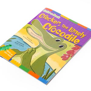 Cracker the Crocodile Storybook | Kids' Building Block Activity Kit - Etsy