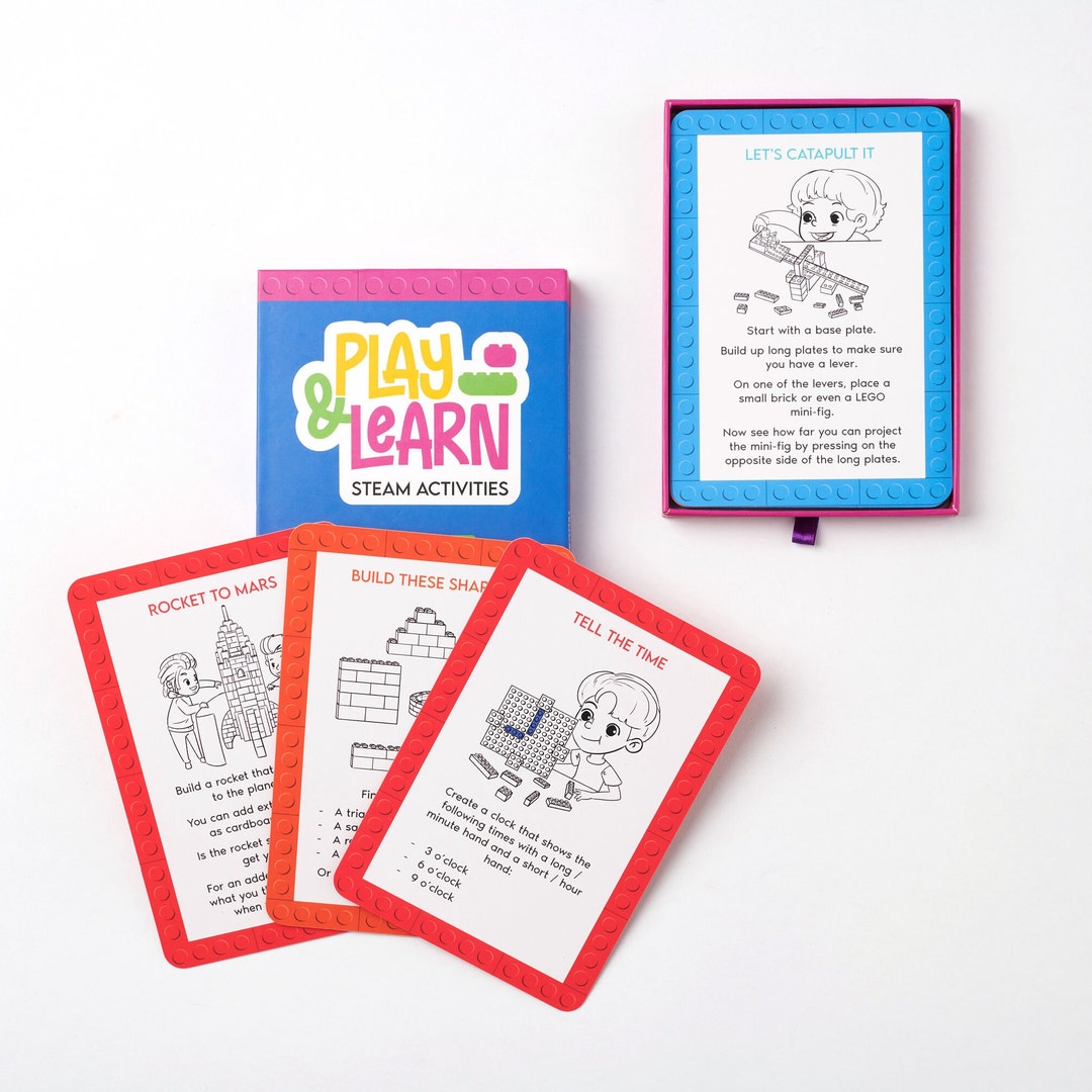 Play and Learn Cards | STEAM Activities | Educational Card Games ...