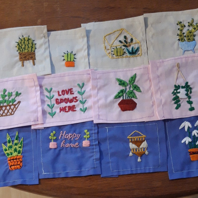 Hand Embroidered Patches - Etsy