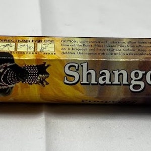 Shango Incense Sticks (wholesale Pack 6 Tubes of 20 Sticks Each ...