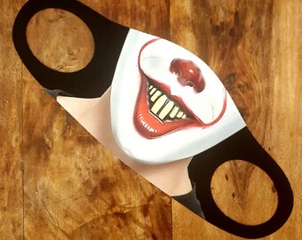 Clown Face Mask | Etsy