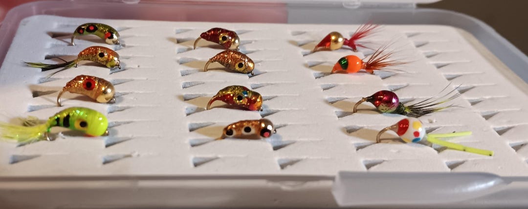 Tungsten Jig Kit--12 Epoxy Tungsten Jigs With Fly Box With Free ...