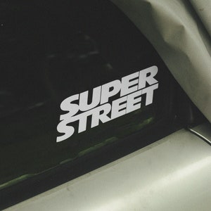 Super Street 90's Bumper Die Cut Sticker - Etsy