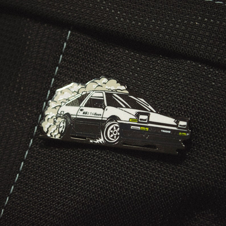Initial D Toyota Trueno AE86 Pin Logixee Project Sticker - Etsy