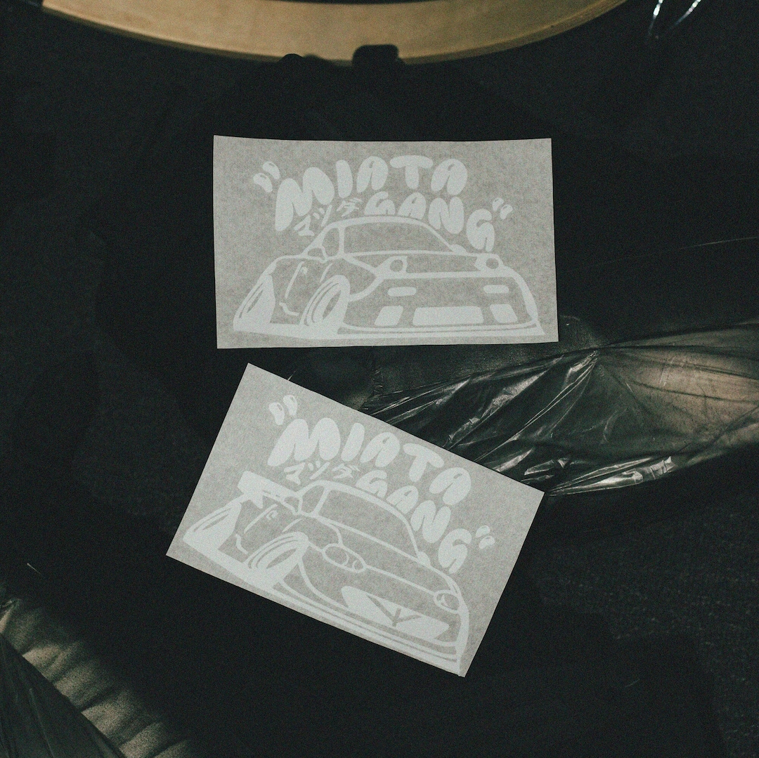 Miata Gang Diecut Sticker/decal - Etsy