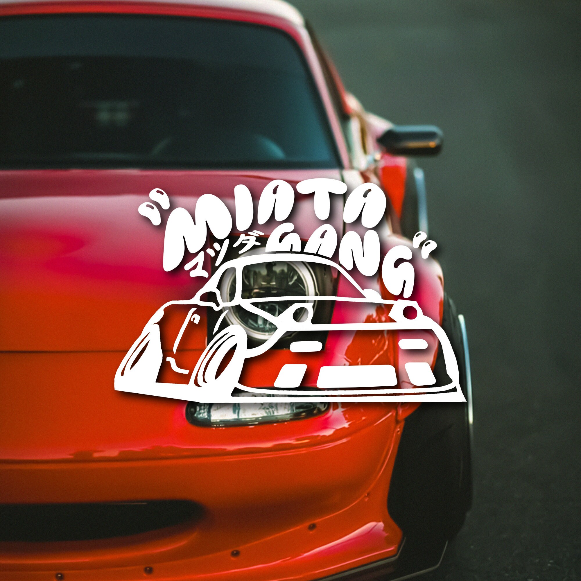 Miata Gang Diecut Sticker/decal - Etsy