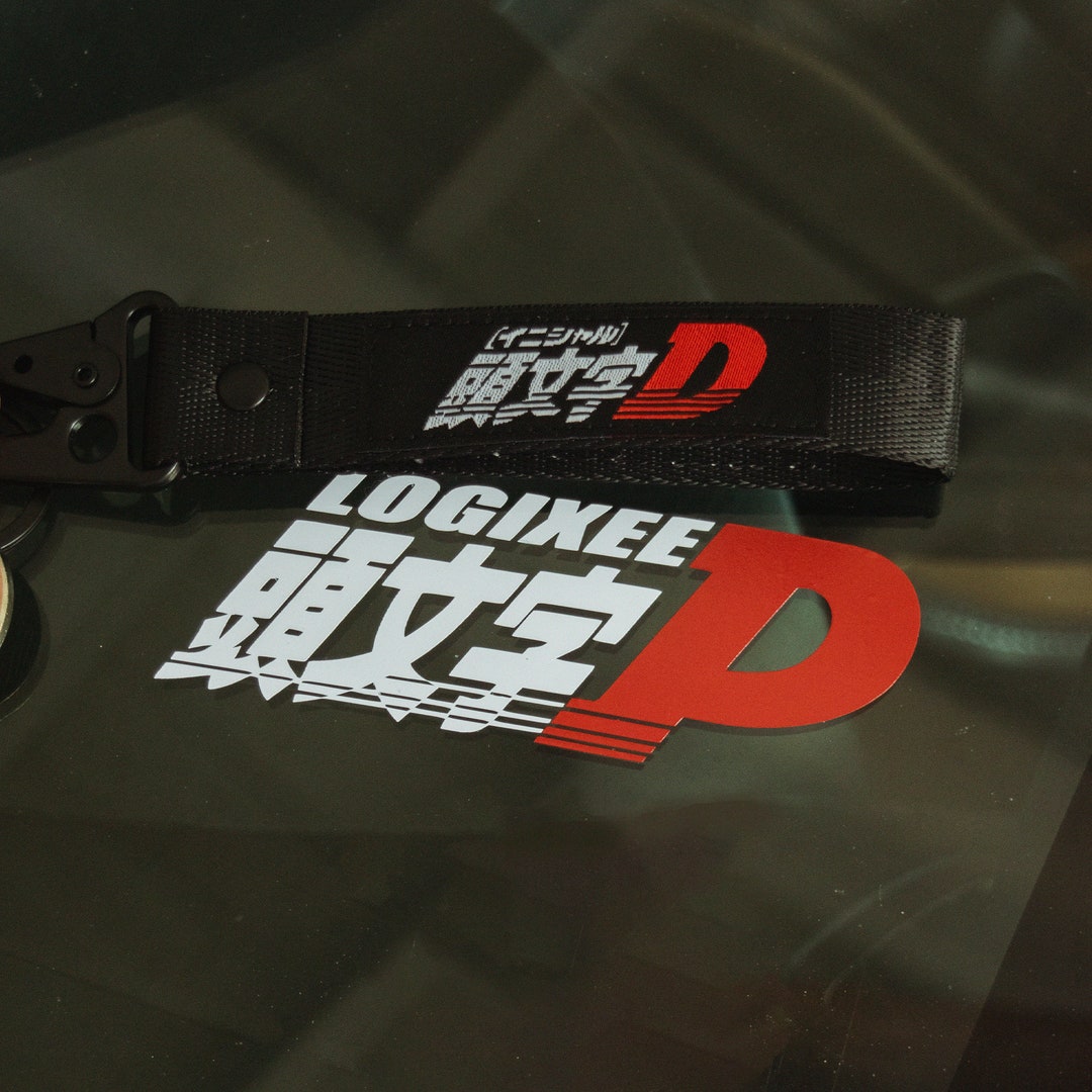 Initial D Keychain Lanyard Logixee Project Die Cut Sticker Key Chain ...