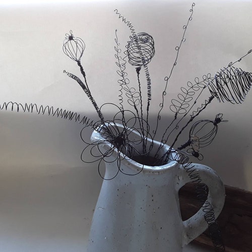 Decorative Wire Branch Art Objects Wire Art Home Decor - Etsy