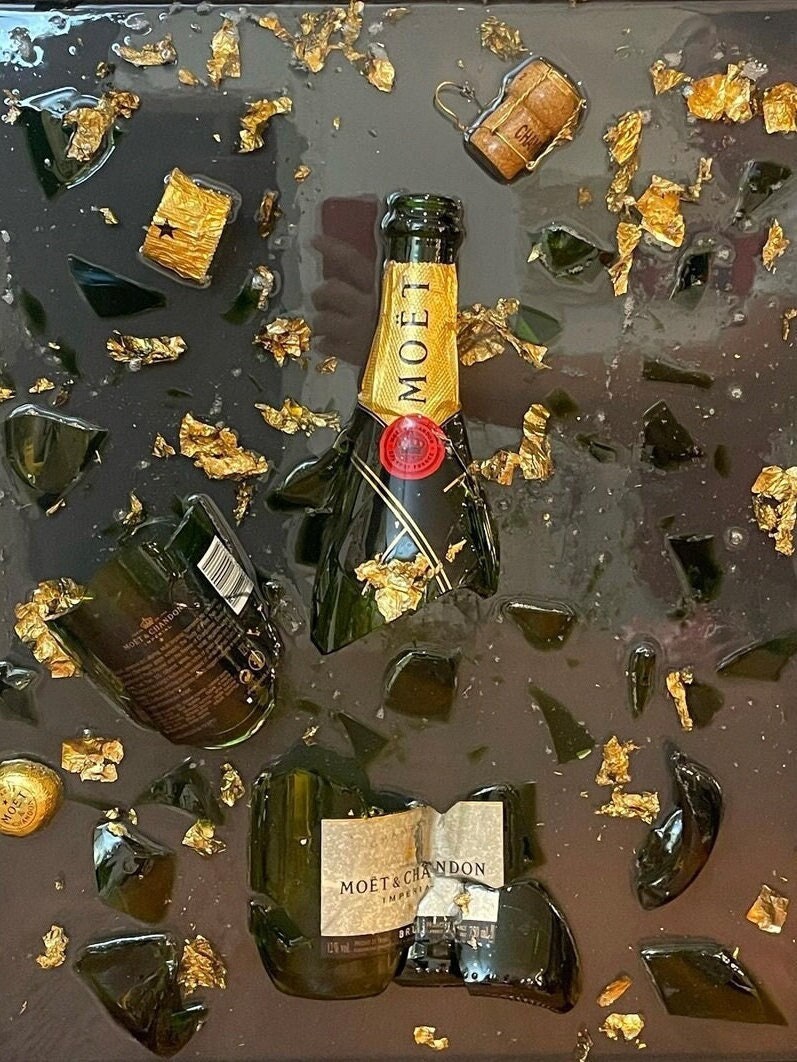 Moet Champagne Bottle Pop