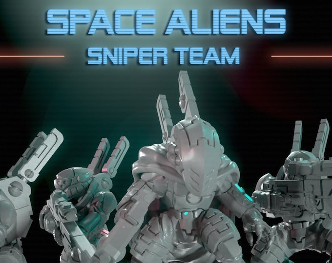 Greater Good Space Aliens Sniper Team - Etsy