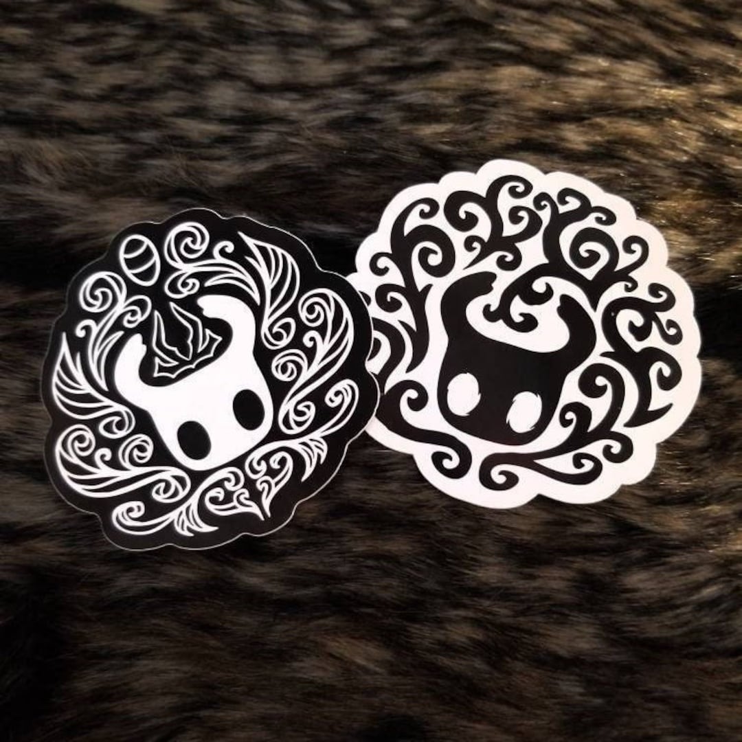 Hollow Knight 3" Vinyl Stickers: the Knight and Shade [rana] - Etsy