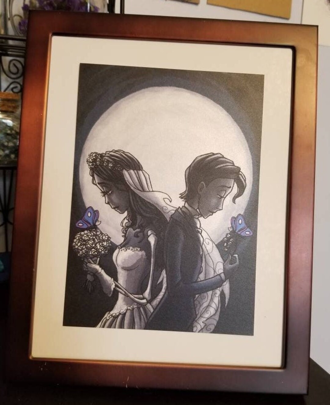 Corpse Bride Victor and Victoria Print - Etsy