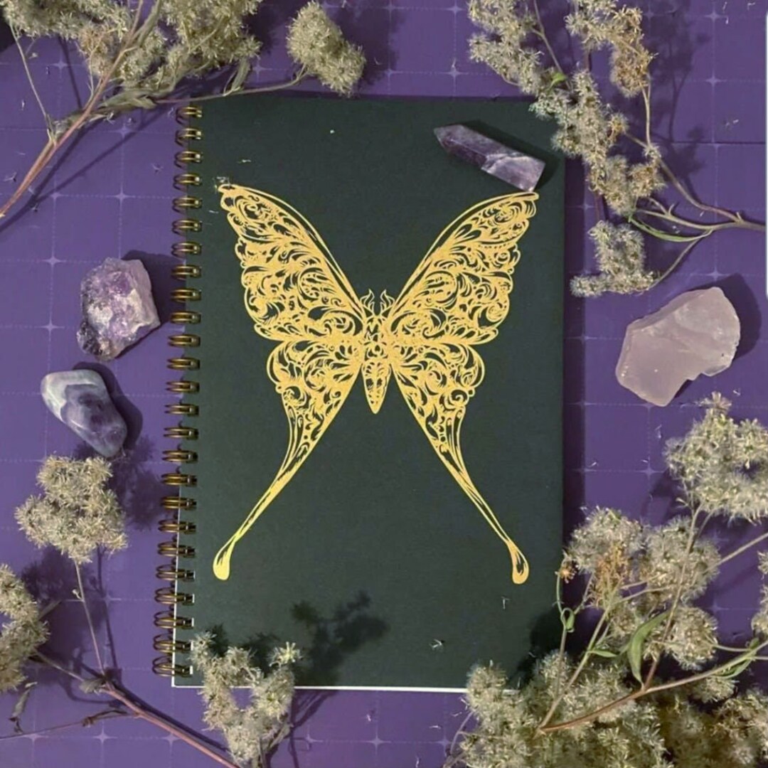 Gold Filigree Insect Wire-bound Journal - Etsy