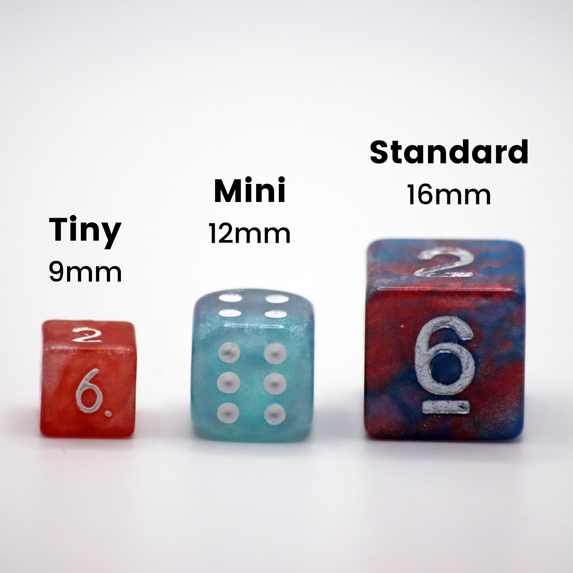 You Fancy Dot Pip Standard Dice D6 Set Set of 4 - Etsy