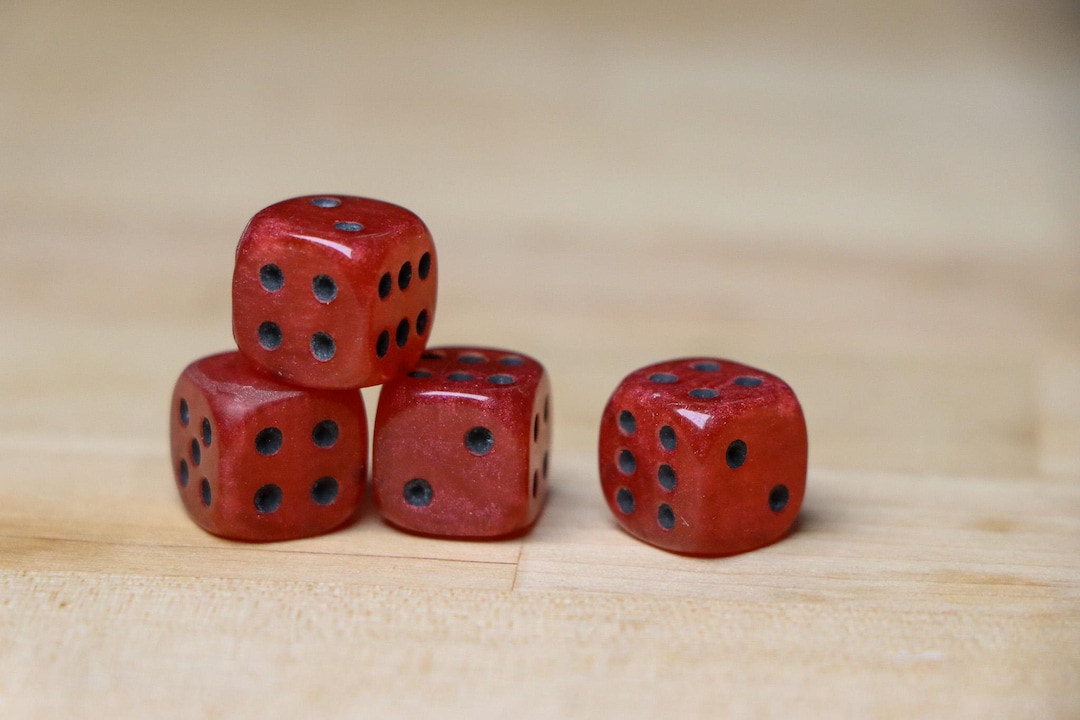 Mini Doc Pep | Mini D6 Dice | Round Edges | Pip D6 | Set of 4 - Etsy