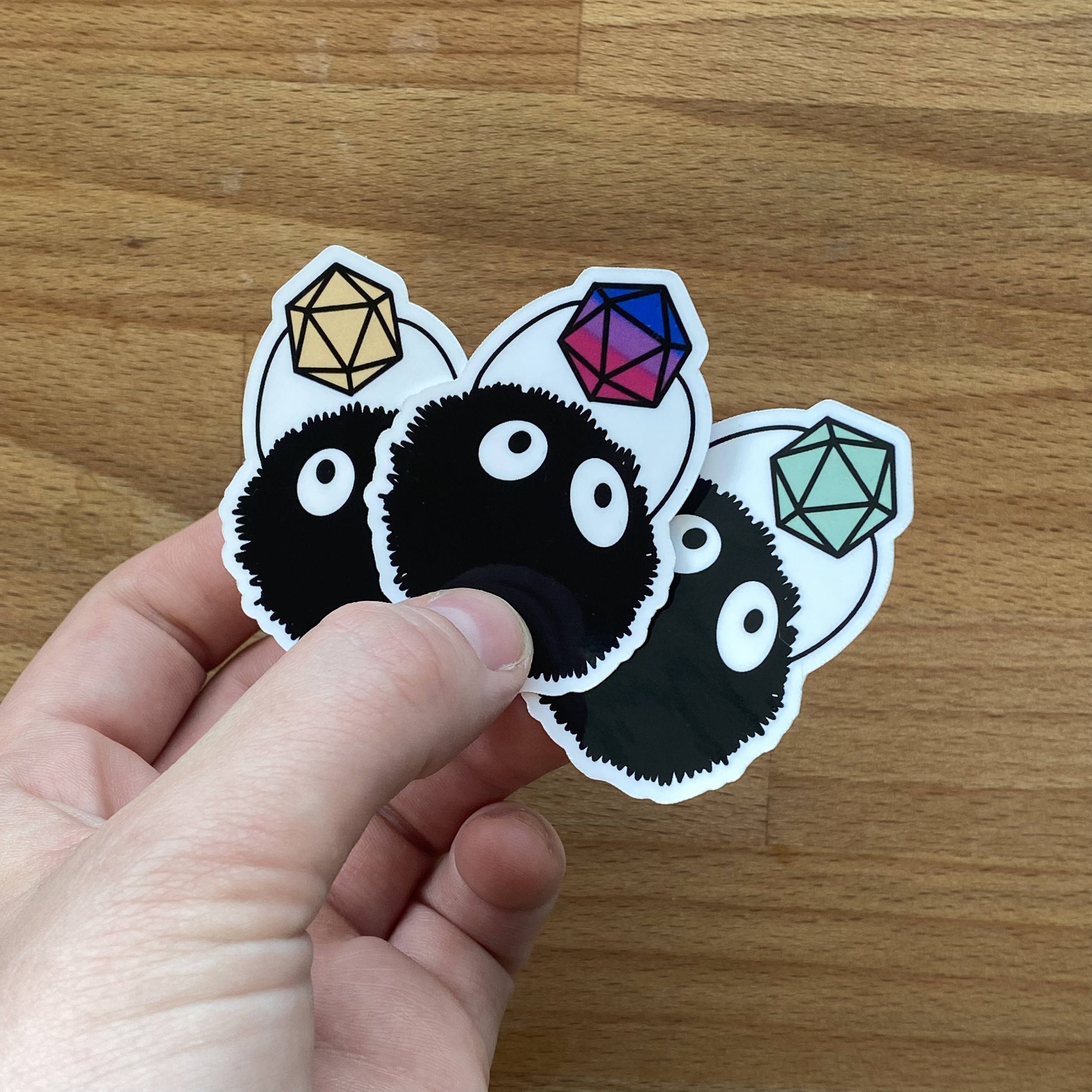 Soot Sprite With D20 Sticker - Etsy