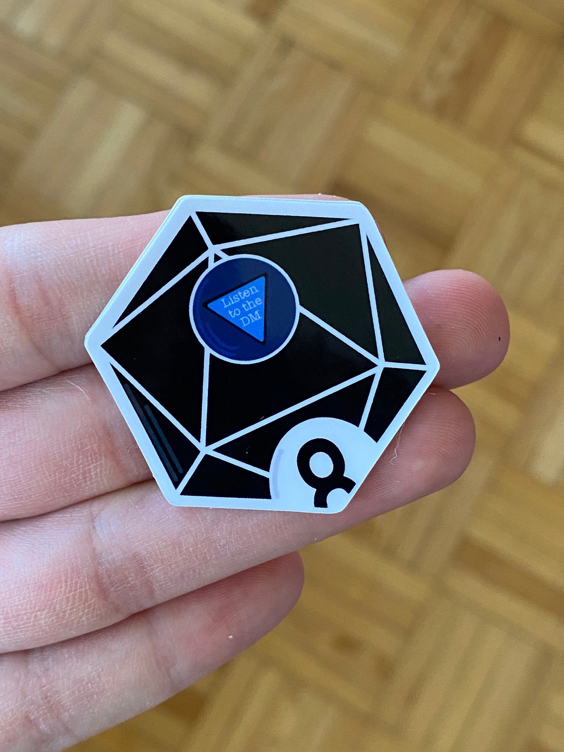 Magic 8 Ball D20 Vinyl Sticker - Etsy UK