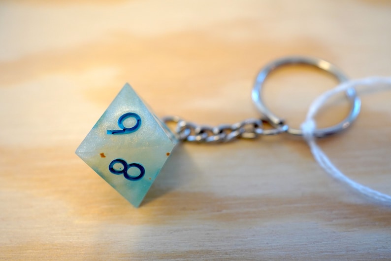 Dice Keychains | Numbers/pip | Different Colour Options | Inked - Etsy