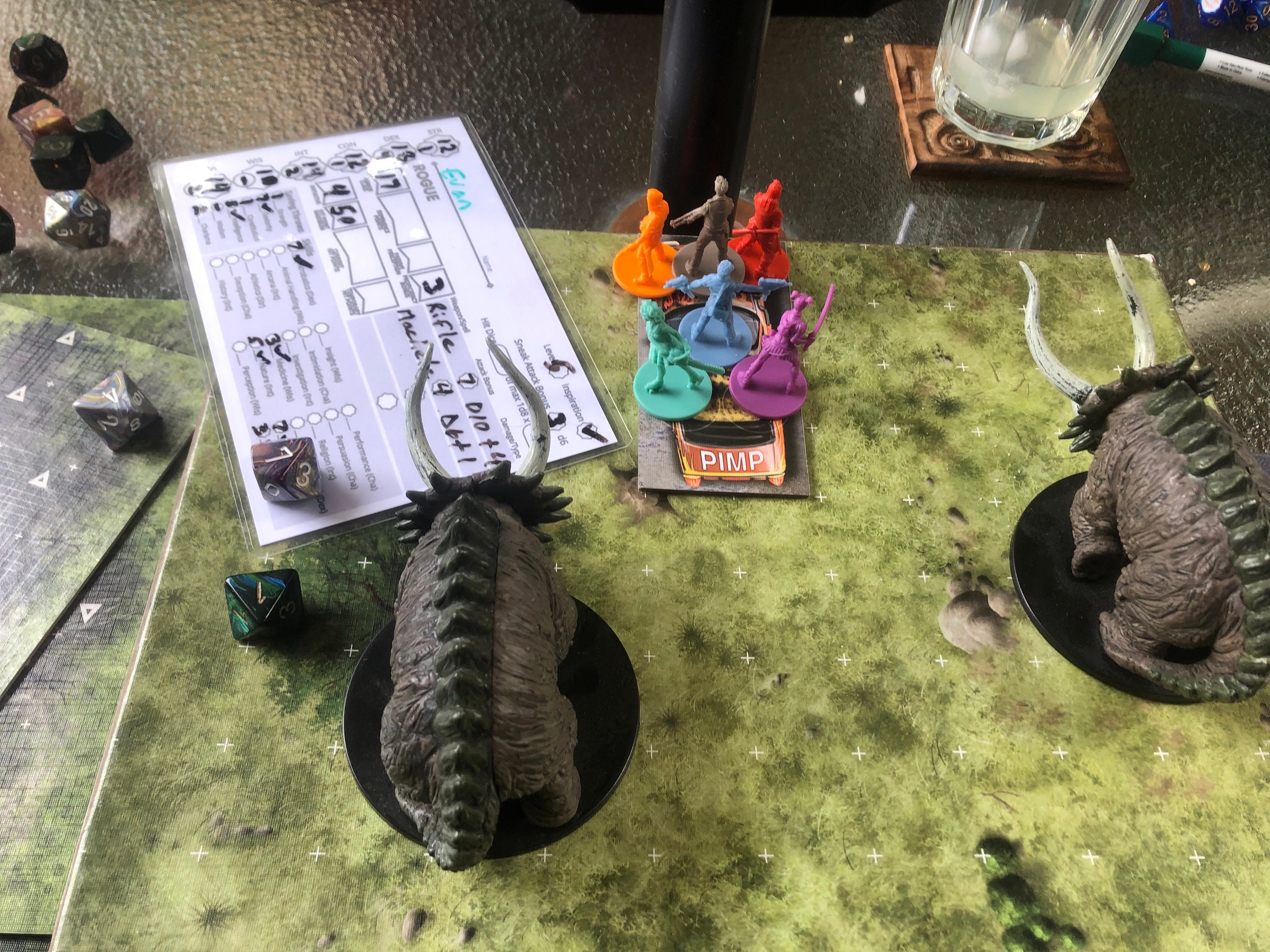 Dnd Character Sheet Cards | 4x6 RPG Character Tracker Cards | Dungeons ...