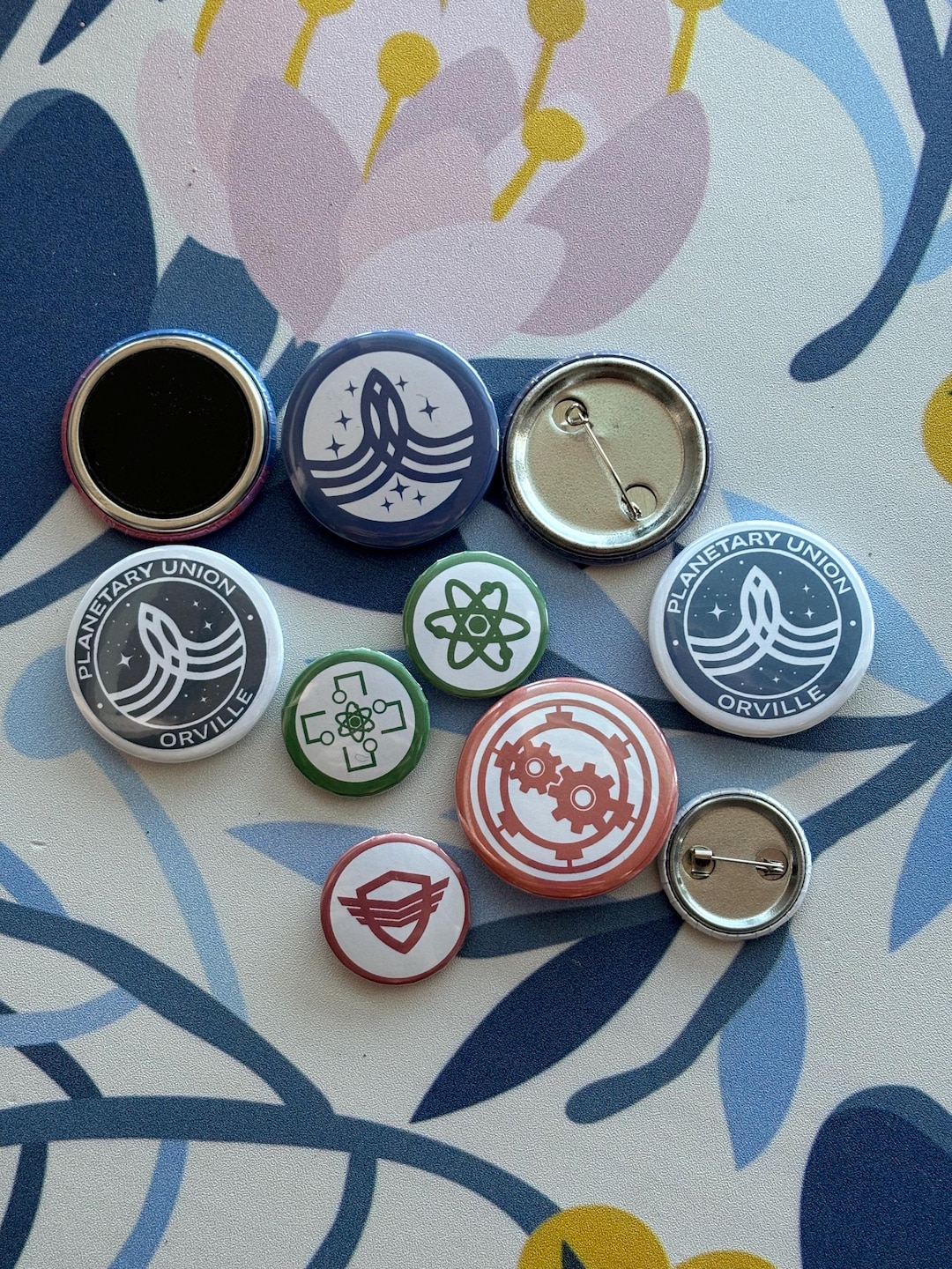 The Orville Division Badge Button | Sci Fi Pin or Magnet | Planetary ...