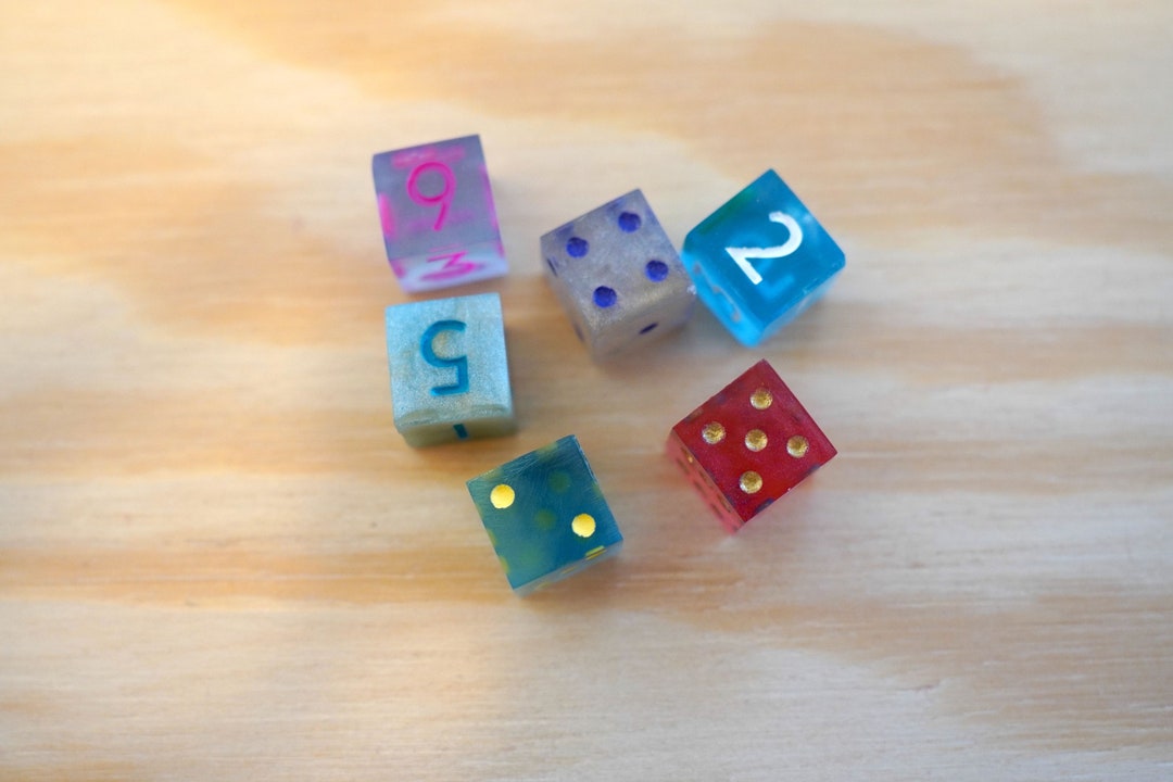 Tiny D6 Dice Sets | Dungeons and Dragons | TTRPG | Variety of Colours ...