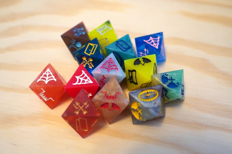 Trap Dice Dungeon Master Dice Dungeons and Dragons TTRPG Variety of ...