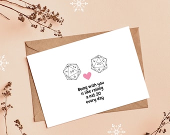 Romantic Dnd Card - Etsy