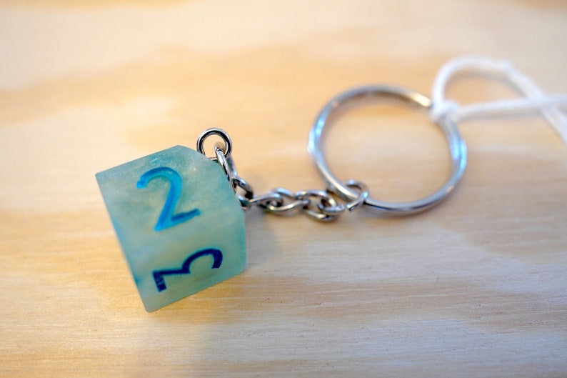 Dice Keychains | Numbers/pip | Different Colour Options | Inked - Etsy