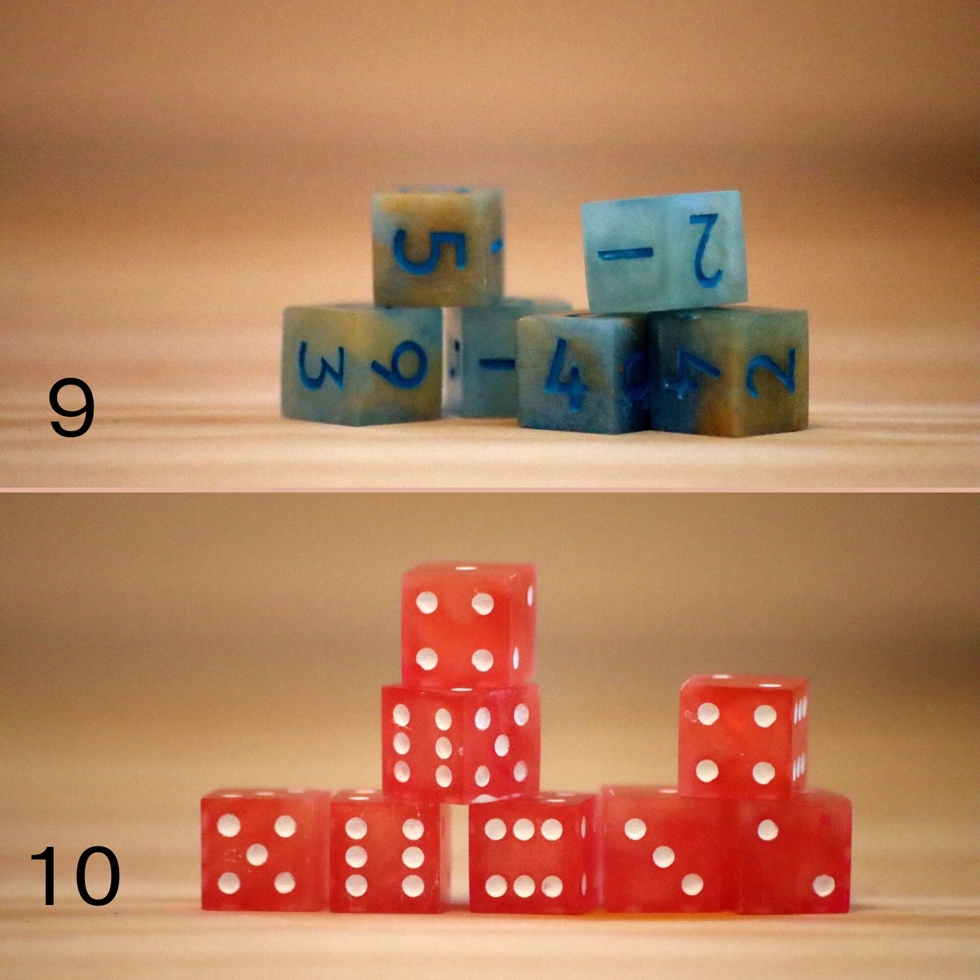 Tiny D6 Dice Sets | Dungeons and Dragons | TTRPG | Variety of Colours ...