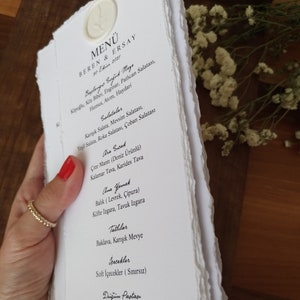 Wedding Menu, Wedding Menus, Event Menus, Menus With Names, Place Cards ...