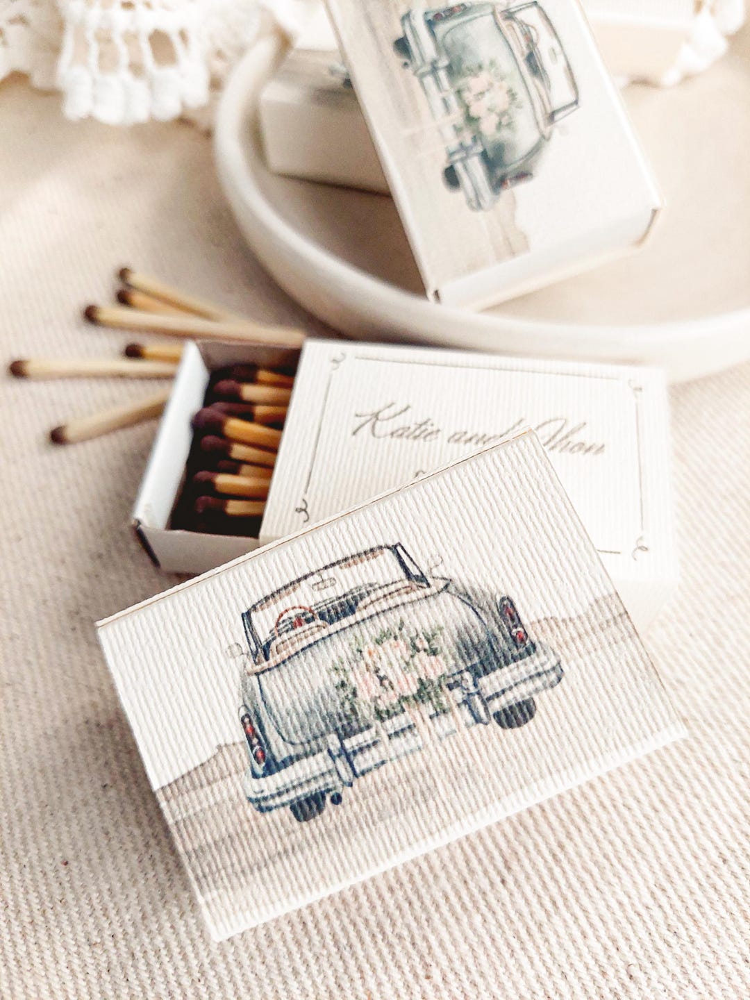 Personalized Wedding Matchboxes, Printed Matchboxes, Handmade ...