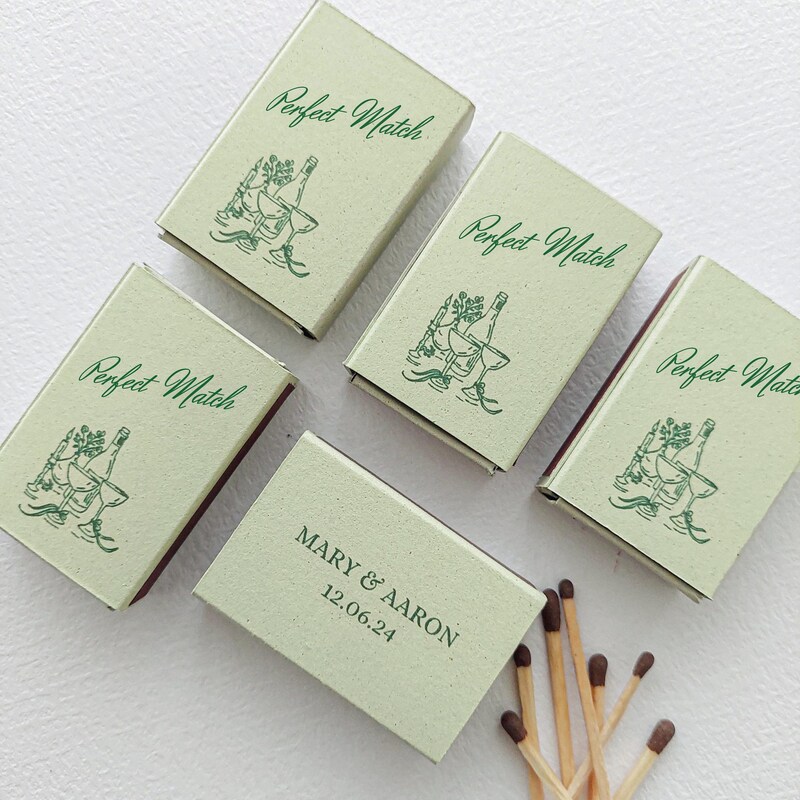 Wedding Matchboxes - Etsy