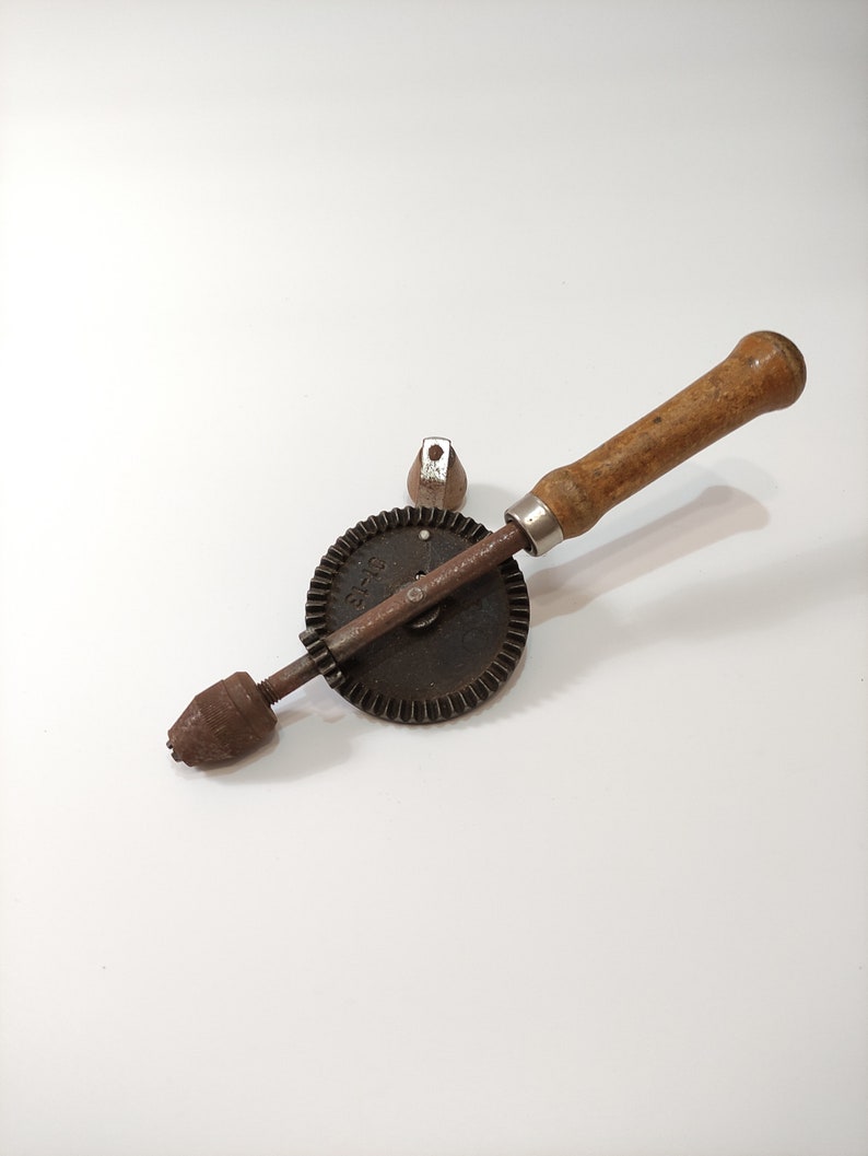 Antique Hand Drill From the 1900s, IN EXCELLENT CONDITION Old Strong ...