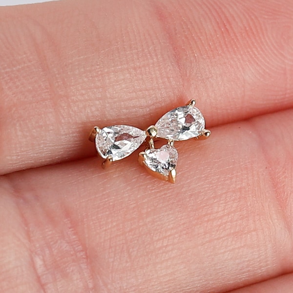 Bow Flat Piercing - Etsy