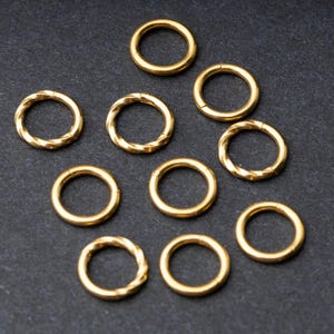 Stackable Hoops Multi Ring Stack for Stretched Ears Twist Rope ...