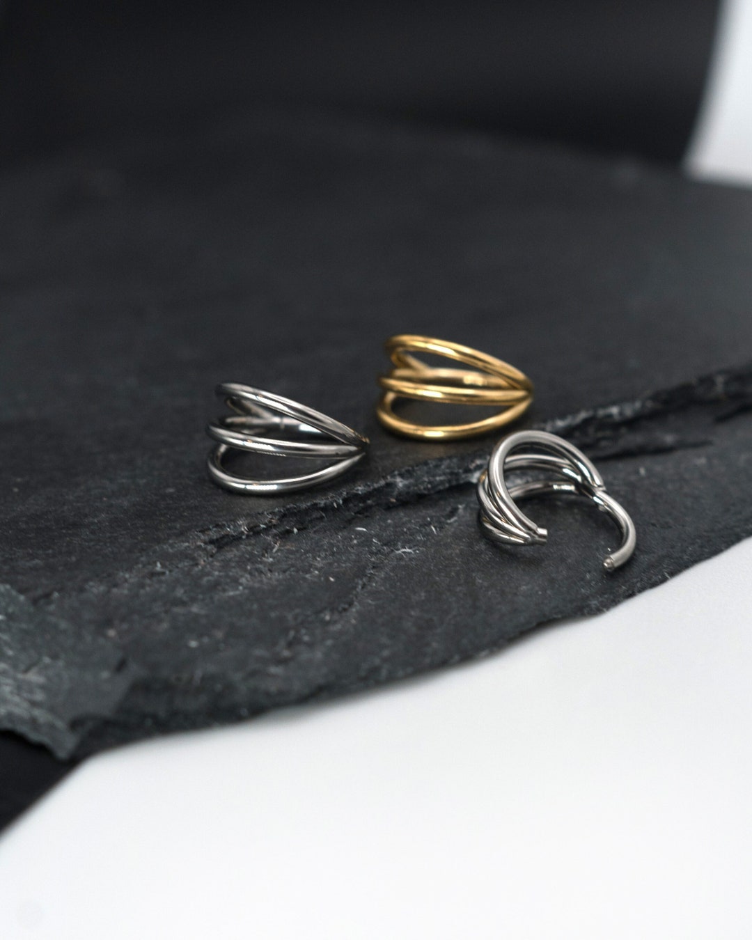 10mm Titanium Triple Stacked Septum Ring in ASTM 136 Titanium - Etsy