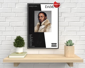 Damn Tracklist Poster - Etsy