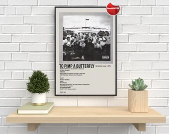 To Pimp a Butterfly Poster Art - Etsy